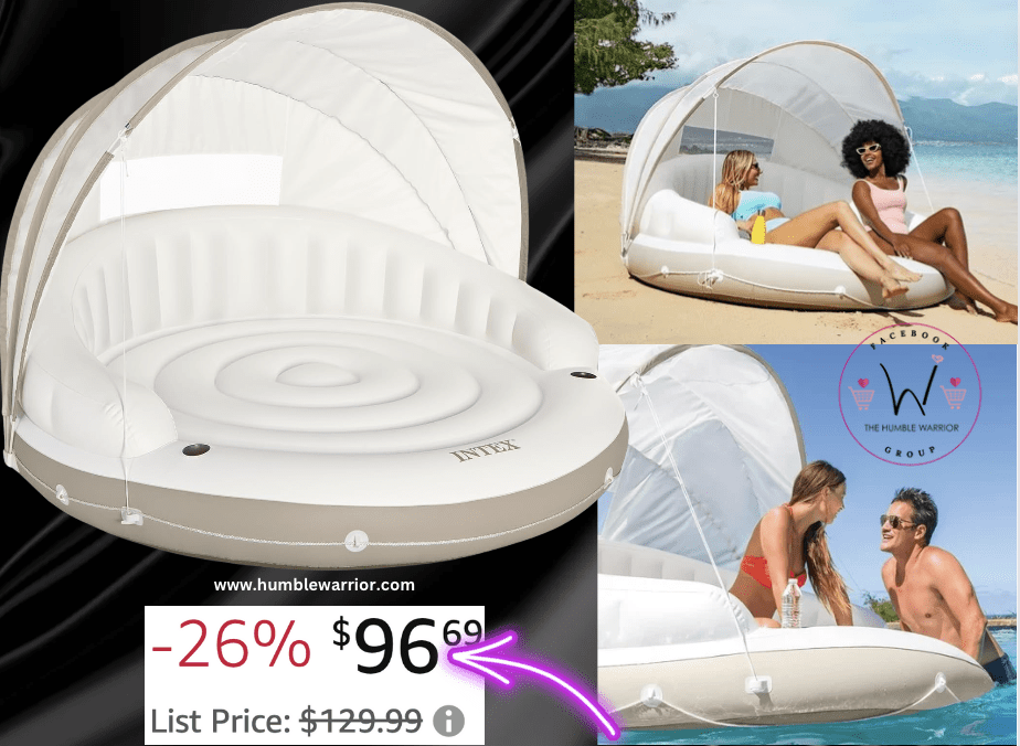 INTEX Canopy Island Inflatable Float! - Home of The Humble Warrior